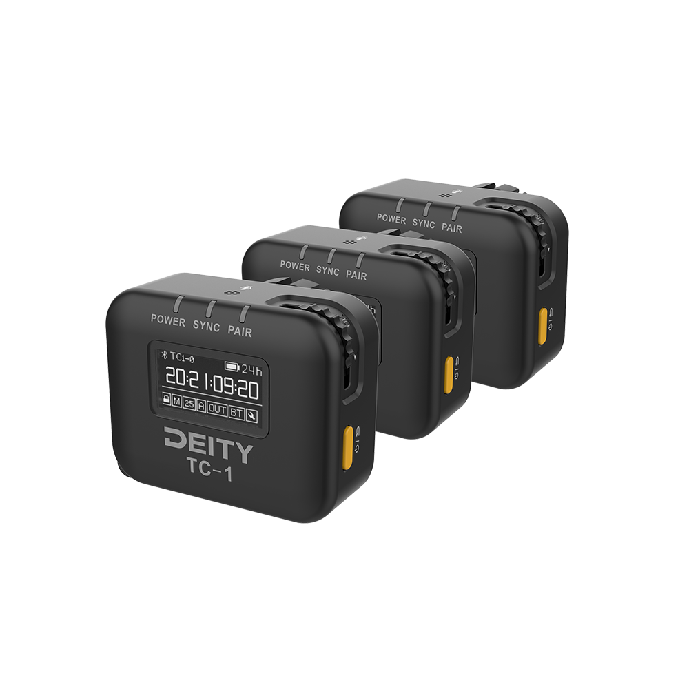 Deity Complete Timecode Kit - Timecode Slate+Sync Boxes – Deity Microphones