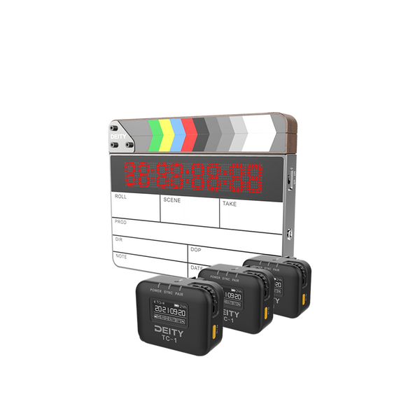 Deity Complete Timecode Kit - Timecode Slate+Sync Boxes – Deity Microphones